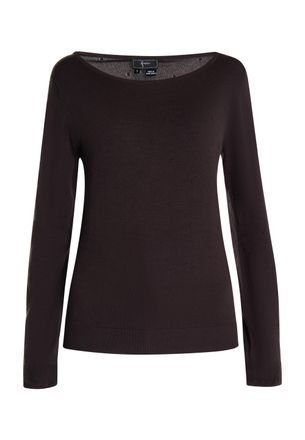 Faina Strickpullover Damen dunkelbraun