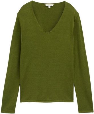 Tom Tailor Sweatshirt sweater basic v-neck