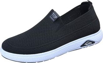 Generico Chaussures orthop&eacute;diques pour homme Chaussures de marche sans lacets en maille Chaussures de sport confortables et l&eacute;g&egrave;res Sandales Pales respirantes 