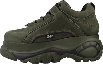 Buffalo Femme, Chaussures, Vert, Taille: 39 EU Classic Low Leather