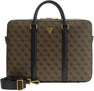 Guess serviette pour ordinateur portable Milano Laptop Bag Coffee brun