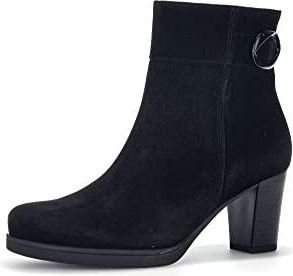 Gabor Femme Bottines, Dame Bottines,Demi-Bottes,Bottine,Haut de la Cheville,Fermeture éclair,Noir (Schwarz) / 47,40.5 EU / 7 UK