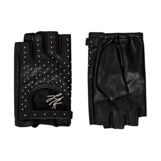 Karl Lagerfeld K/Autograph Fingerlose Handschuhe - - Accessories - Damen - Schwarzk - L