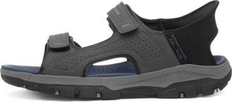 Skechers Homme TRESMEN Reece Sandale de Sport, Charcoal, 41.5 EU