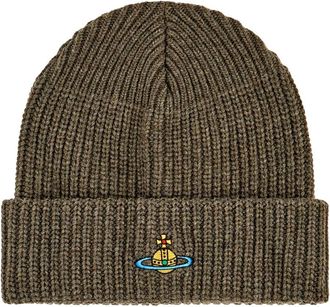 Vivienne Westwood Sporty Beanie - - Accessories - unisex - Braun - ONE SIZE