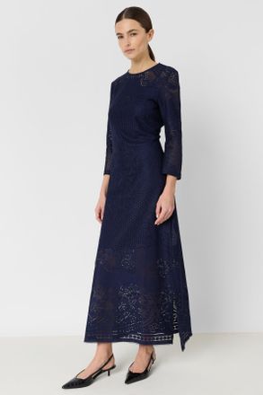 Gerard Darel Robe longue en dentelle - RIYANE - Encre