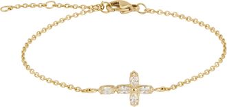 Tamaris Bracelet - Elegantes Armband aus poliertem Edelstahl - IP Gold - Ankerkette verstellbar bis 21 cm - wasserfest & hautfreundlich