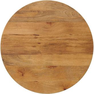 vidaXL Vidaxl - Dessus de table &oslash; 70x2,5 cm rond bois de manguier massif