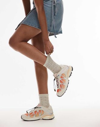 Salomon XT-Whisper - Baskets - Blanc cassé et orange