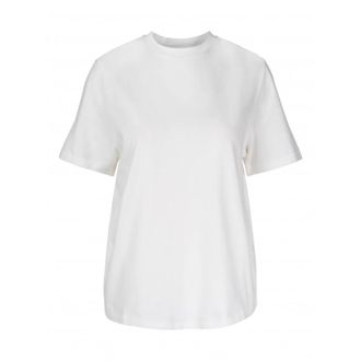One & Other Femme, Tops, Blanc, Taille: 38 FR T-shirt en Coton Classique