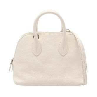 Herm&egrave;s Pre-owned Bolide1923 Mini Chevre 2way Handbag - - Pre-owned - Damen - Wei&szlig; - ONE SIZE