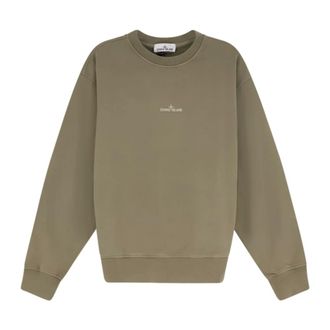 Stone Island Homme, Sweatshirts et sweats &agrave; capuche, Vert, Taille: M SweaT-shirt col rond