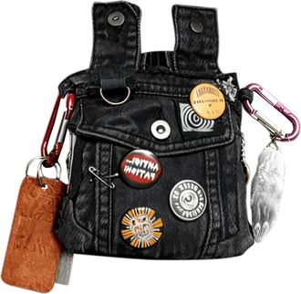 Generic Punk G&uuml;rteltasche | Trendy Unisex Mode Accessoire Tasche - Reise H&uuml;fttasche - F&uuml;r M&auml;nner Erwachsene Teenager Familie Und Freunde