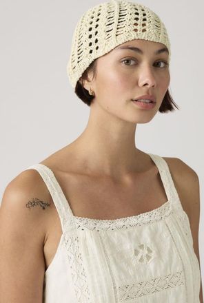 Levi's Bonnet Maille Crochet Chloe - Femme - Gris / Seedpearl - One Size
