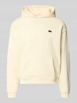 Lacoste Regular Fit Hoodie aus reiner Baumwolle