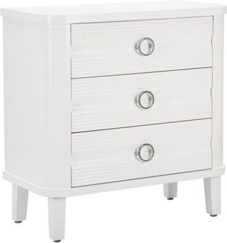 Dmora Kommode Tribeca, Mehrzweckkommode, Schlafzimmerkommode, Schrank mit Schubladen, 81x40 h84 cm, Wei&szlig; - Dmora