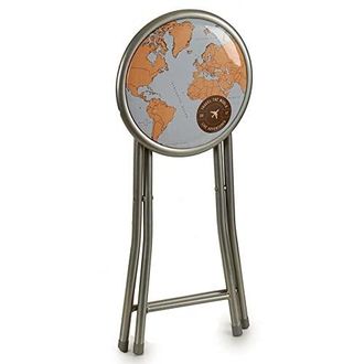 AR Klapphocker Print Karte 44 x 30 x 30 cm, Mehrfarbig