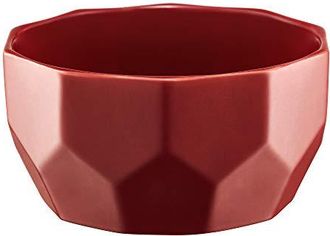 Ambition Ambition Sch&uuml;ssel Diamond 13 cm Rot Schale Porzellansch&uuml;ssel Obstschale Salatschale M&uuml;slischale Salatsch&uuml;ssel modern