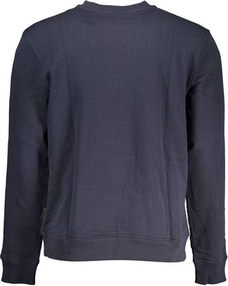 Napapijri Cotton-Blend Crewneck Sweatshirt - Blue