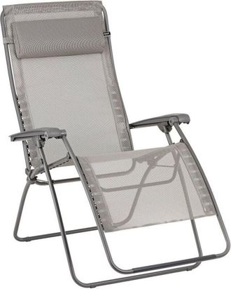 Lafuma Mobilier Lafuma Mobilier - Fauteuil Relax Jardin - Chaise Longue Zéro Gravité - Xl - Rsxa Clip Xl - Batyline Iso - Marron Terre