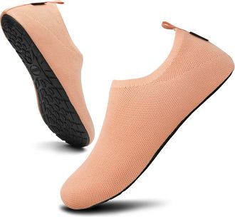 Saguaro Saguaro Hausschuhe Damen Herren Rutschfes Atmungsaktiv Pantoffeln Unisex Bequem Slippers, Sport Orange 42/43