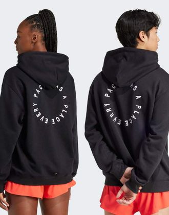 adidas adidas Running - Runners - Sweat à capuche unisexe - Noir