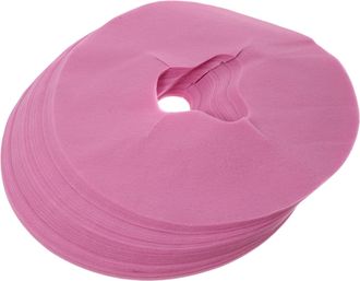 NUOBESTY 100 St&uuml;ck Einweg Gesichtsmassagekissen aus Vliesstoff mit Ergonomischem Lochdesign Hautfreundlich Atmungsaktiv f&uuml;r Kosmetikstudios und Massagesalons