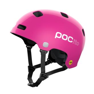 Poc POCito Crane MIPS Fahrradhelm für Kinder mit bewährtem Schutz, MIPS-Rotationsschutz und fluoreszierenden Farben für gute Sichtbarkeit