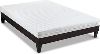 Olympe Literie Olympe Literie - Ensemble egio 140x190 cm Matelas Latex Like + Sommier Bois