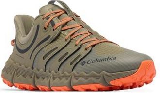Columbia Homme Voyager FLX Pct Chaussure de randonn&eacute;e, Vert Pierre Orange acidul&eacute;, 40.5 EU