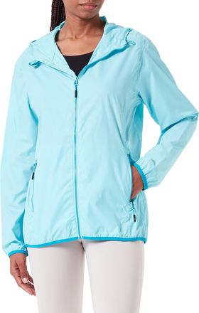F.lli Campagnolo Damen-Regenjacke mit fester Kapuze, Wasserfall, D36