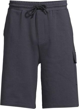 Lands End Jersey-Shorts Super Soft, Herren, Größe:48-50 regular, Schwarz, Baumwolle/Polyester/Baumwoll-Mischung, by Lands End