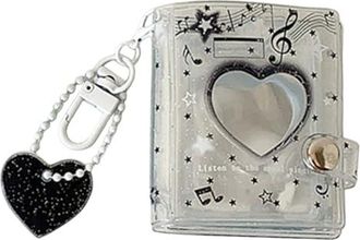 Generic ycezw Porte-cl&eacute;s photo, pendentif pour sac fait main avec 12 poches - porte-cl&eacute;s photo pour photo de 5 cm, pour mariage, remise des dipl&ocirc;mes, saint vo