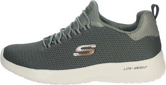 Skechers Sneakers 58360 BKW Dynamight, Baskets pour Homme Grandes Tailles, Vert Olive, 47.5 EU