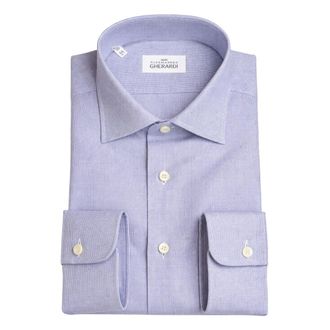Alessandro Gherardi Homme, Chemises, Bleu, Taille: 4XL Micro Check Shirt