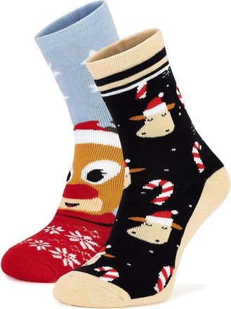 Jenny Fairy Lange Socken Jenny Fairy 4WB-005-AW24 (2-pack) Bunt