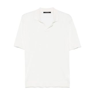 Tagliatore Herrenbekleidung T-Shirts Polos Wei&szlig; Ss25 - - Knitwear - Herren - Wei&szlig; - L