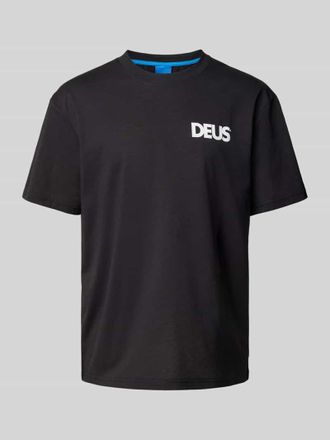 Deus T-Shirt mit Label-Print