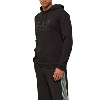 Emporio Armani Emporio Armani Ea7, Homme, Sweatshirts et sweats &agrave; capuche, Noir, Taille: L Sweat &agrave; capuche Train Core
