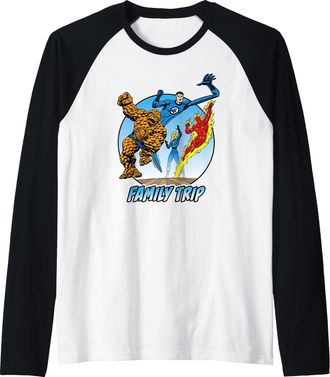 MARVEL Fantastic Four Family Trip Super Matching Vacation Raglan