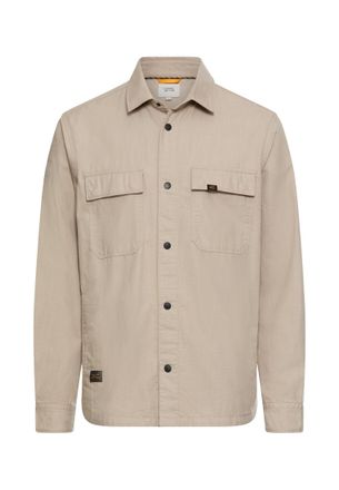 Camel Active Herren Overshirt mit Taschen Beige, menswear-4XL
