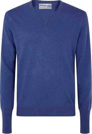 Ballantyne V-Pullover - Blau