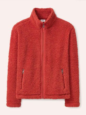 Walbusch Fleecejacke Damen Jacke aus Teddyfleece Stehkragen, pflegeleicht, w&auml;rmend