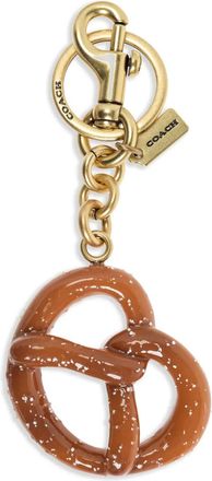 Coach bijou de sac &agrave; motif bretzel - Or