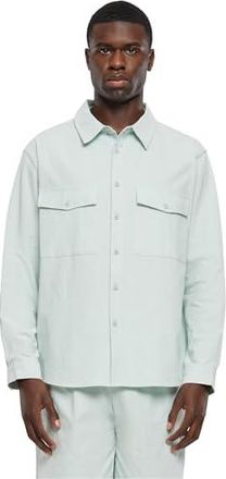 Urban Classics T- Shirt Basique crêpe Chemise, Menthe givrée, XXXXL Hommes