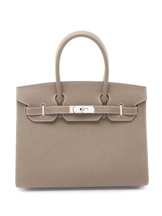 Herm&egrave;s 2022 Epsom Birkin Sellier Handtasche 30cm - Braun