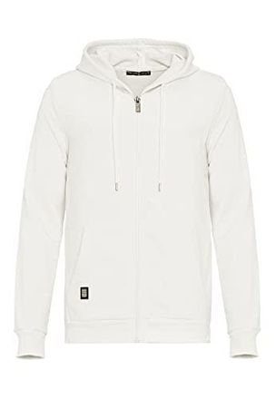 Red Bridge Pull à Capuche pour Homme Hoodie Veste de survêtement Fermeture éclair Premium Basic Ecru L