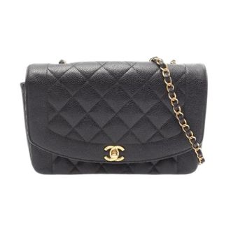 Chanel Pre-owned Matelasse Diana Umh&auml;ngetasche - - Pre-owned - Damen - Schwarzk - ONE SIZE