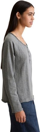 Marc O'Polo Denim Langarmshirt aus weichem Slub Heavy Jersey