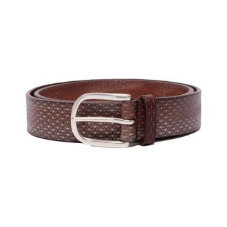 Orciani Wave Lederg&uuml;rtel - - Accessories - Herren - Braun - 100 CM